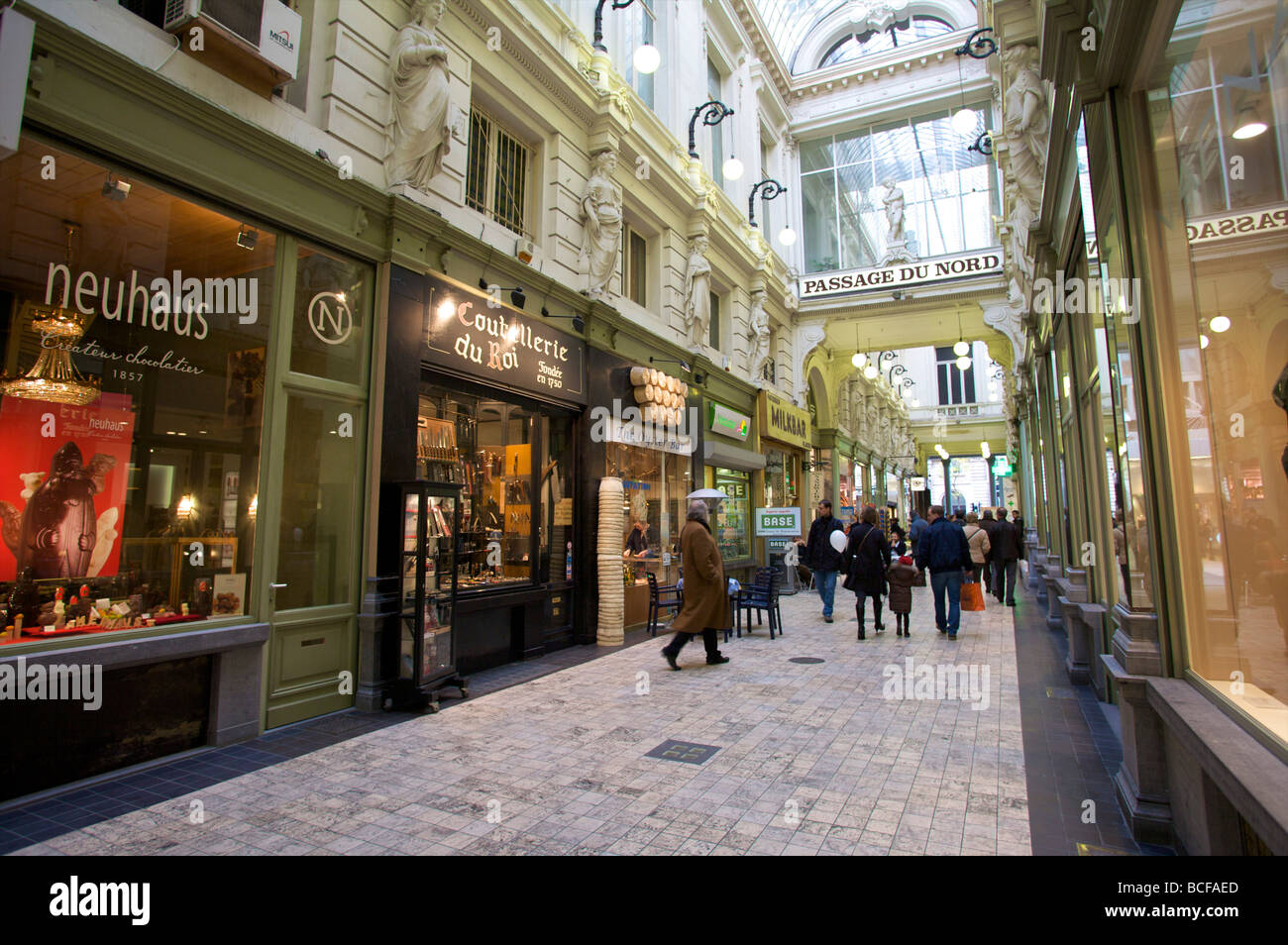 Passage Du Nord, Brussels, Belgium Stock Photo - Alamy