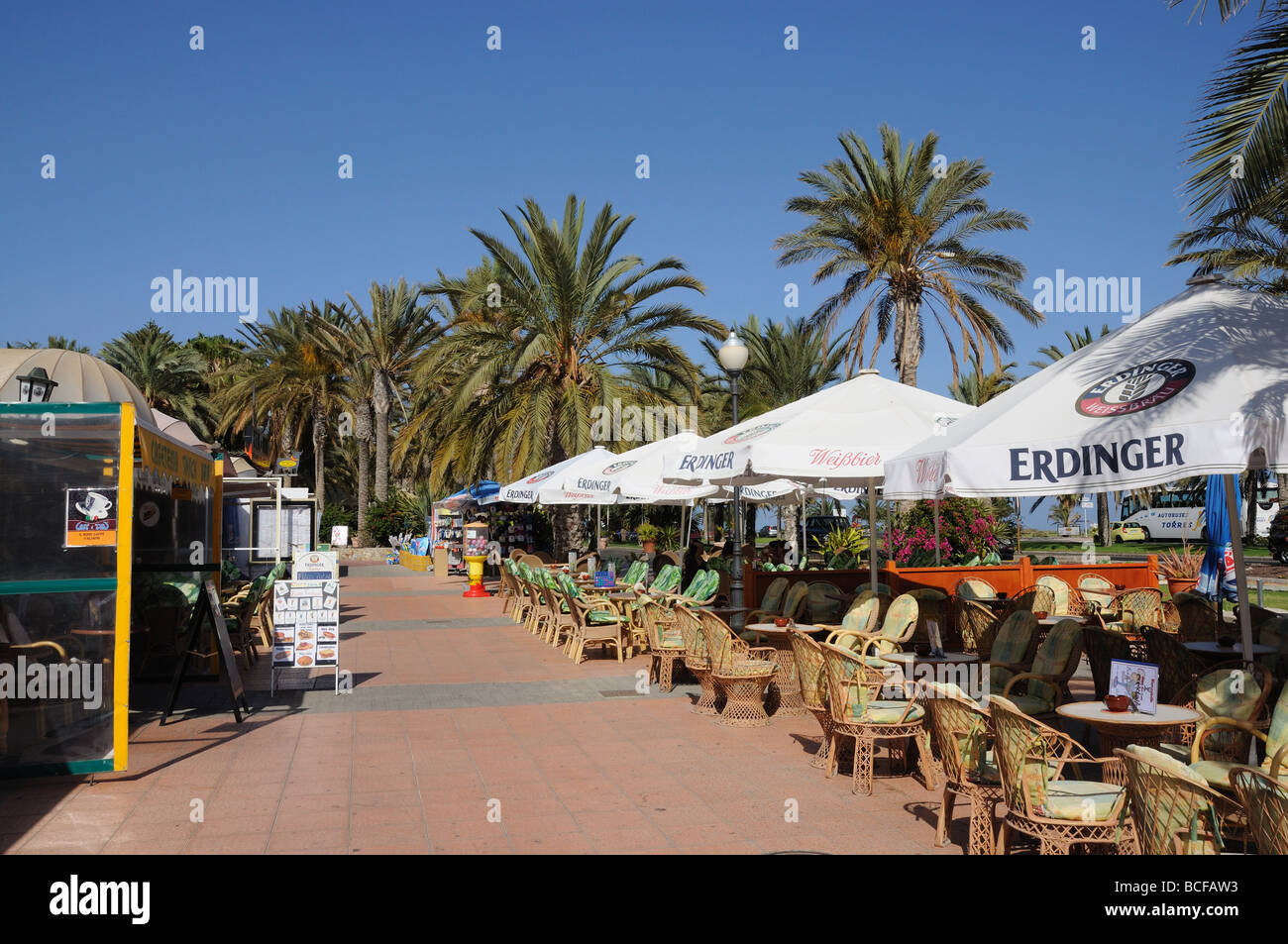 Cafes and Restaurants in Morro Jable, Canary Island Fuerteventura ...