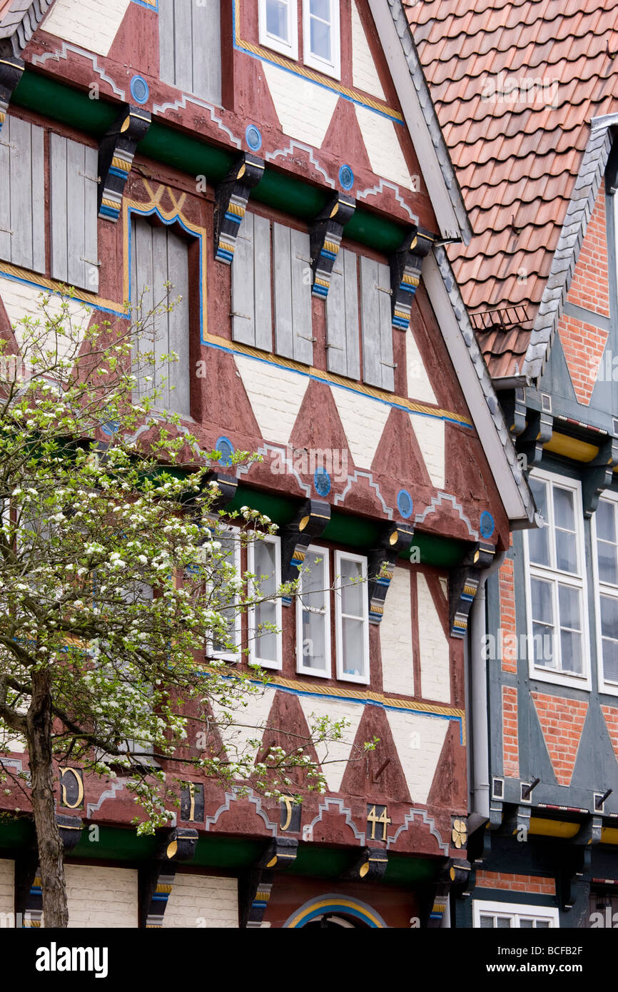 Germany, Lower Saxony, Celle, Old Timbered houses Stock Photo - Alamy