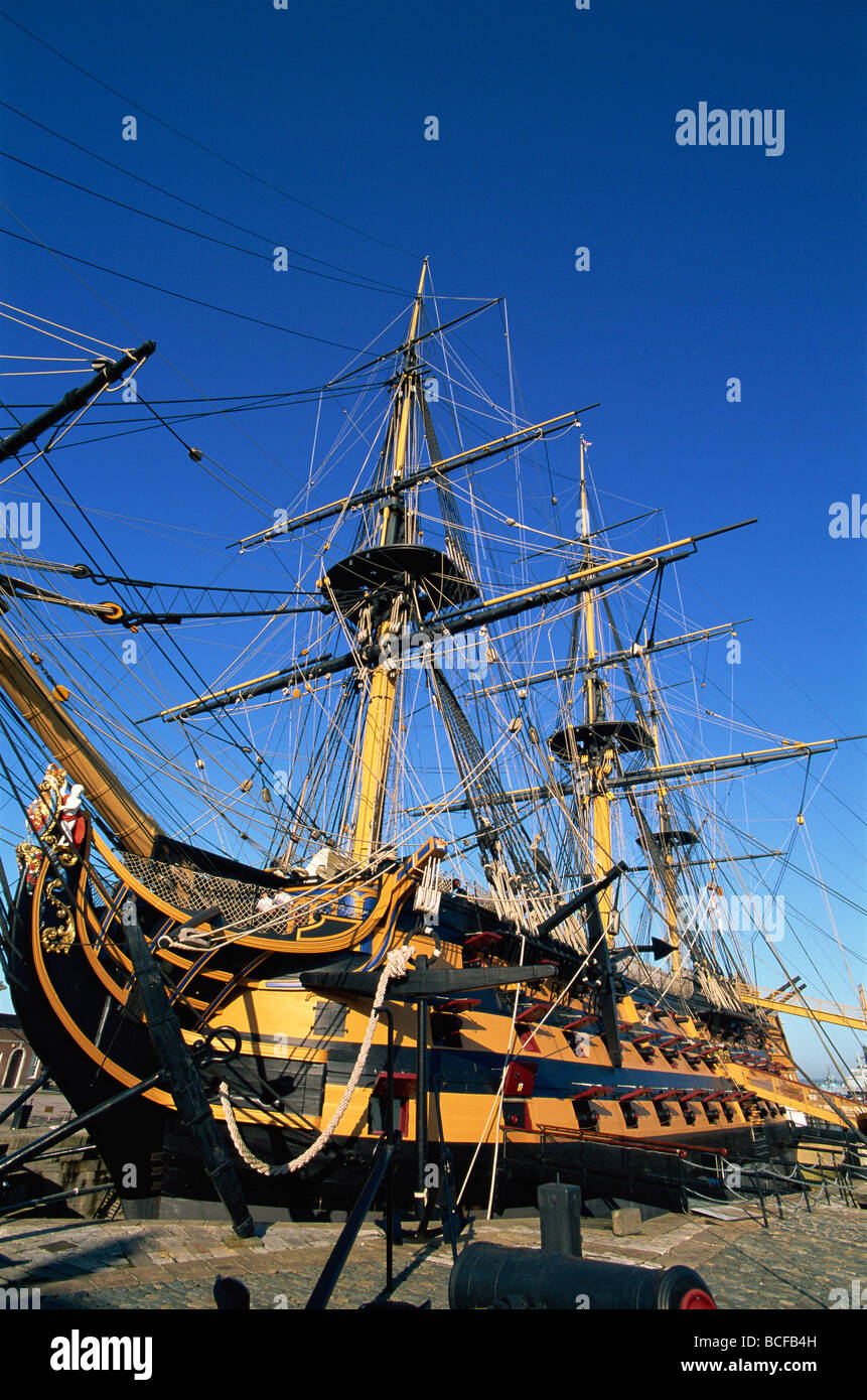 Hms victory old dockyard portsmouth hi-res stock photography and images ...