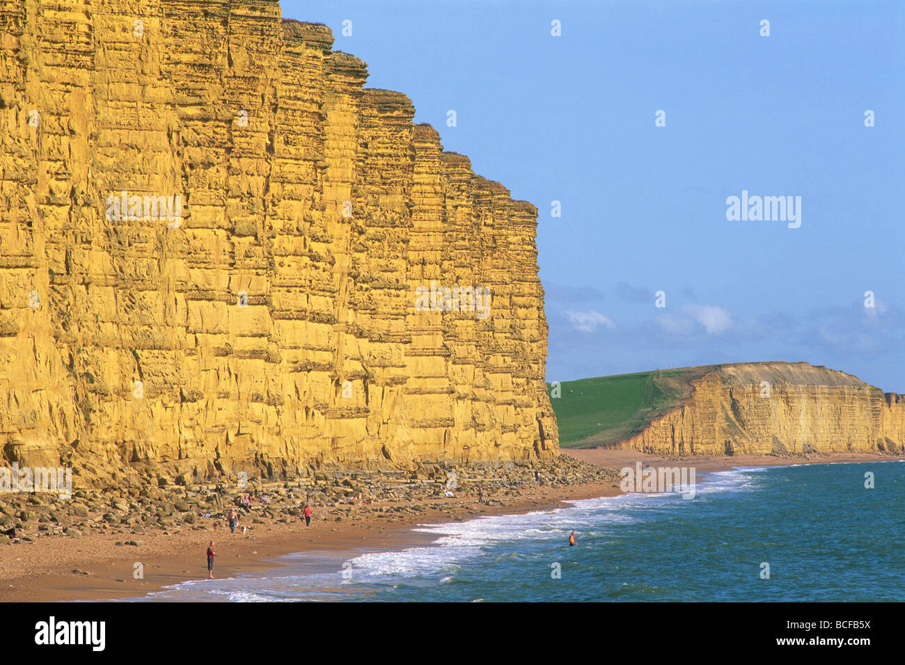 England, Dorset, Cliffs at West Bay Stock Photo - Alamy