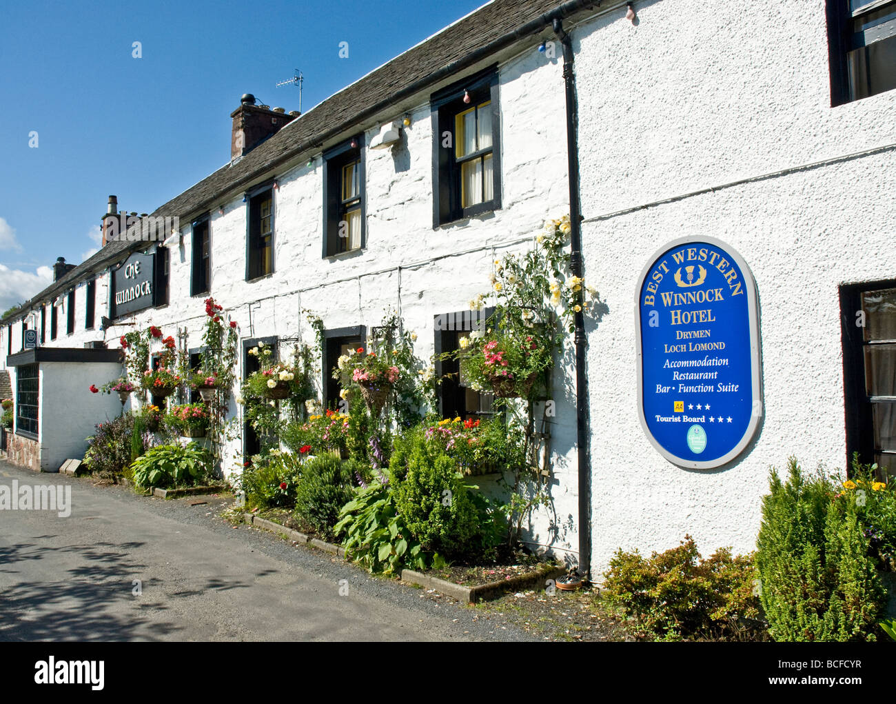 Winnock Hotel. Drymen Stirling District Scotland Stock Photo - Alamy