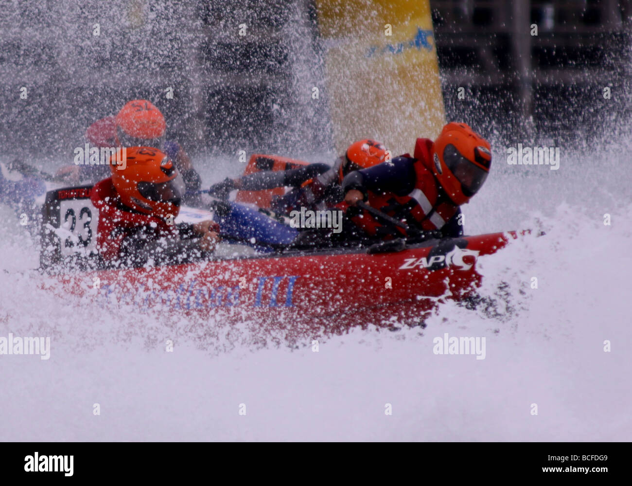 Gemini ZapCat - racing in Bournemouth Bay in July 2009 Stock Photo - Alamy