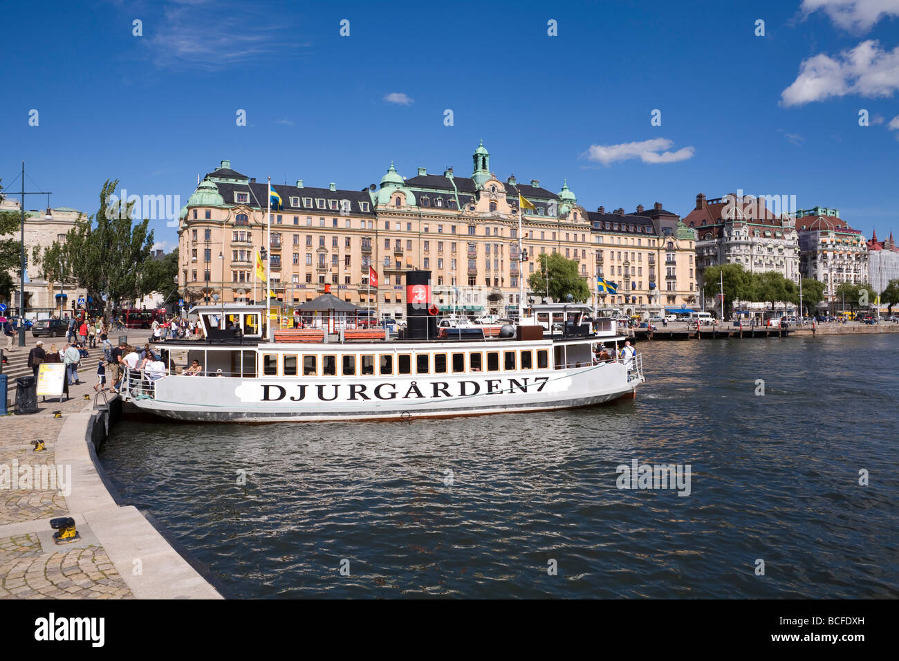 Ferry in Harbour, Stockholm, Sweden Stock Photo - Alamy