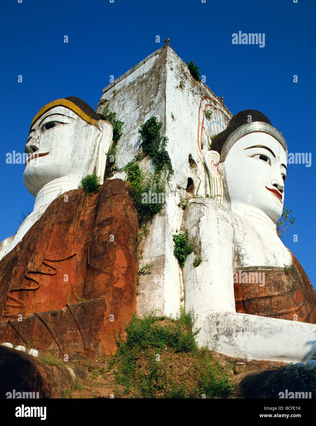 Burma, Bago, Kyaik Pun Pagoda Stock Photo - Alamy