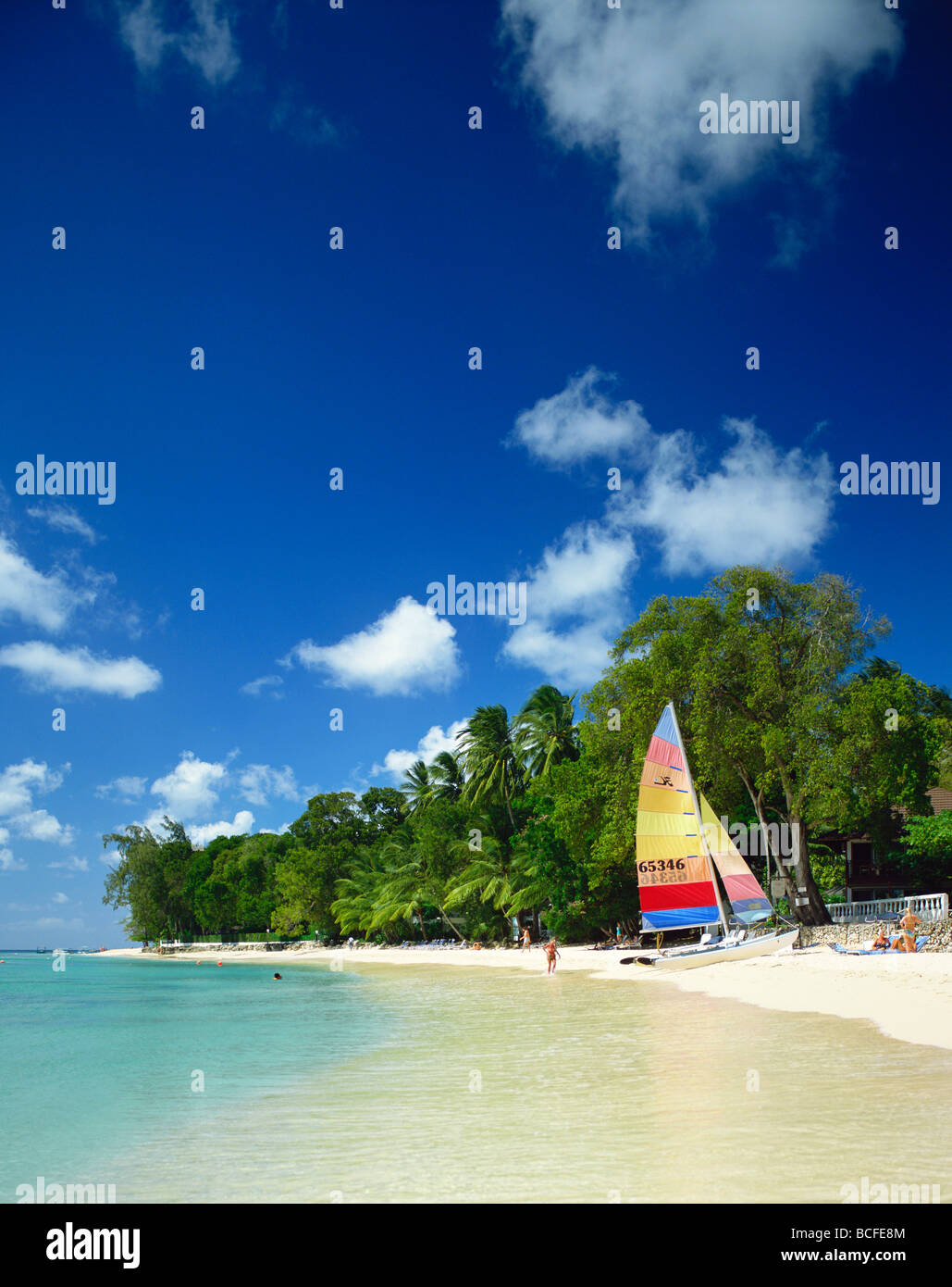 Caribbean Barbados Holetown Beach Stock Photo - Alamy