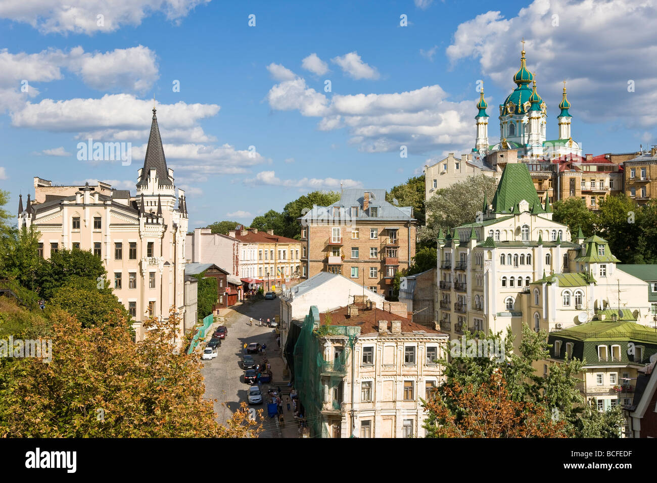 St. Andrews Orthodox Church, Podil, Kiev, Ukraine Stock Photo - Alamy