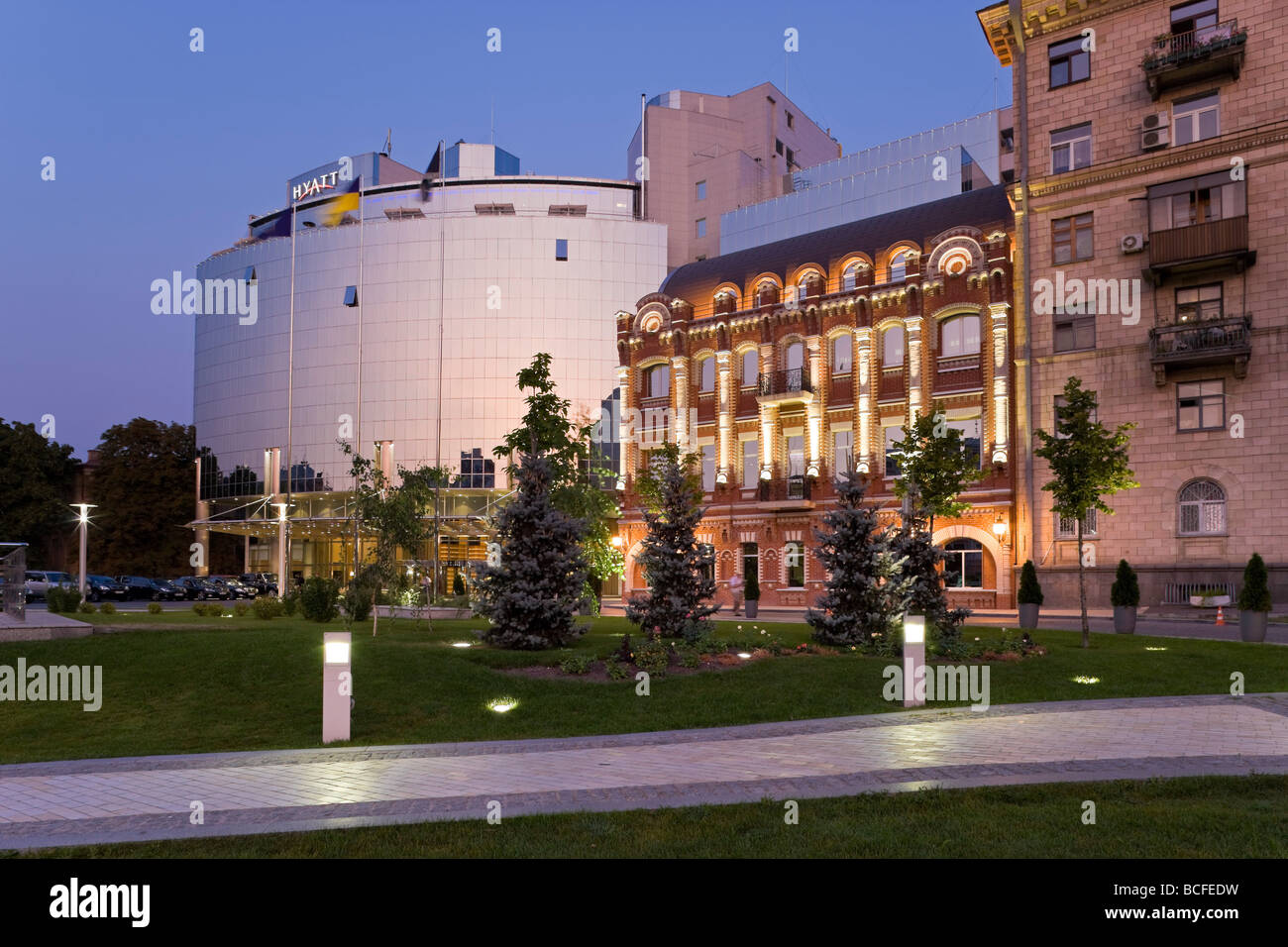Hyatt hotel, Kiev, Ukraine Stock Photo - Alamy