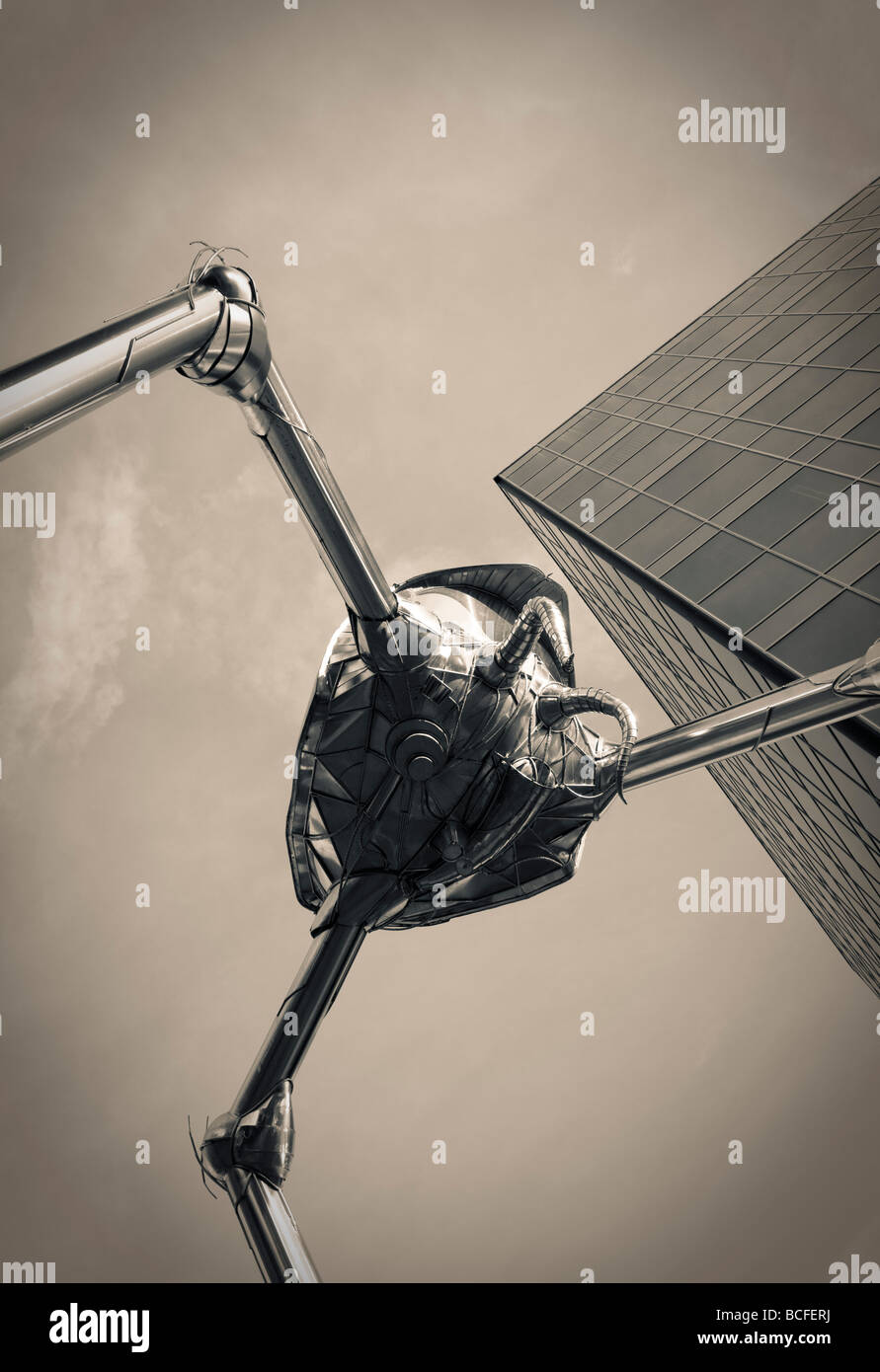 War of the Worlds sculpture, Woking, Surrey, England Stock Photo - Alamy
