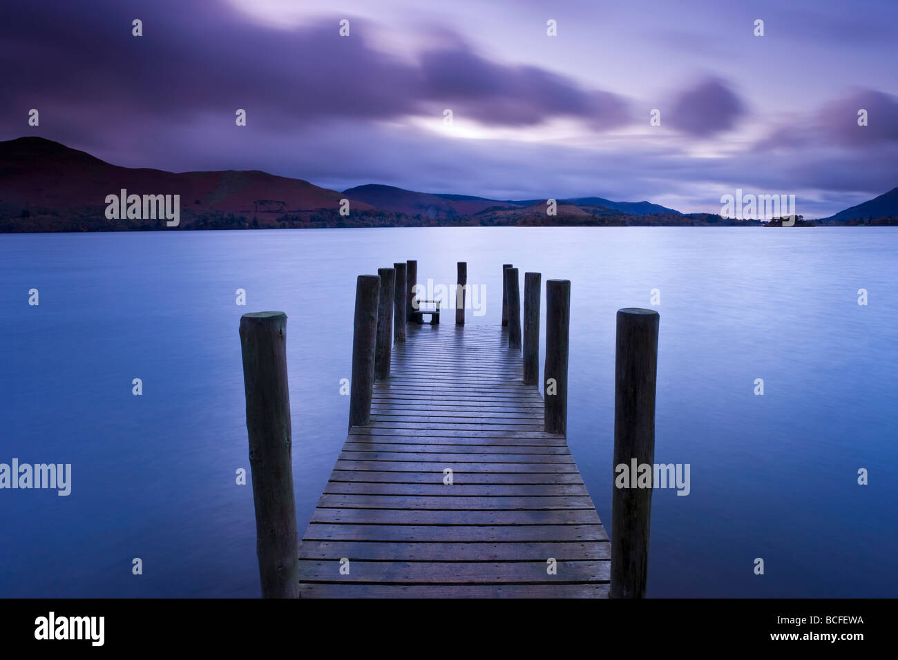 Barrow Bay, Derwent Water, Lake District, Cumbria, England Stock Photo ...