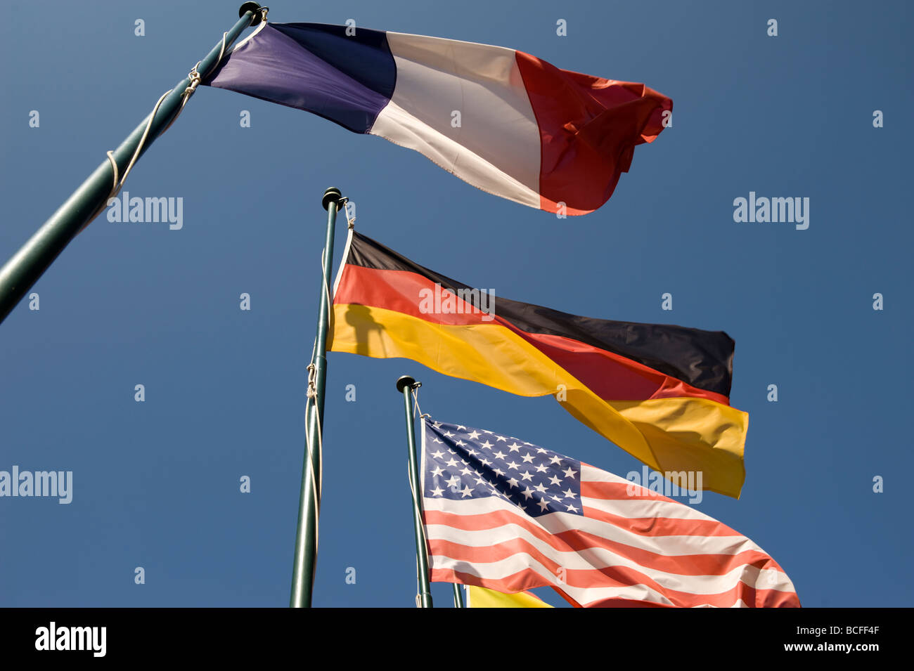 Three flags hi-res stock photography and images - Alamy