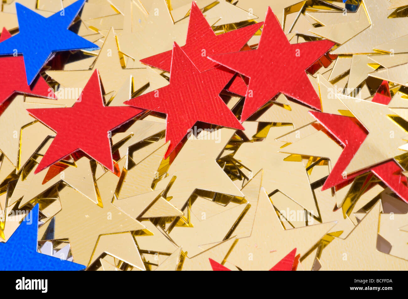 background with multi color stars Stock Photo - Alamy