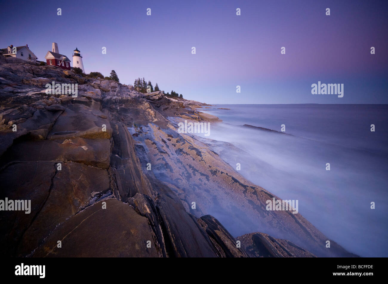 USA, Maine, Pemaquid Point Lighthouse Stock Photo - Alamy