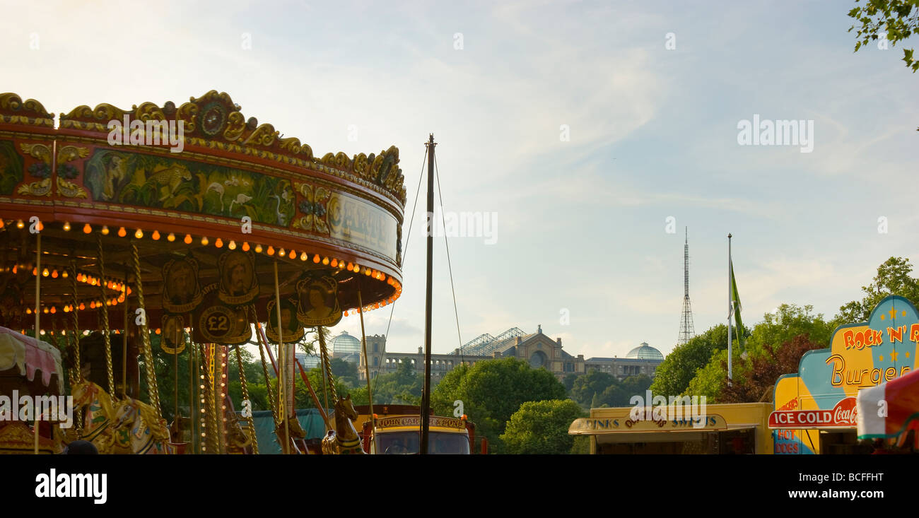 Alexandra Palace as seen from Priory Park North London during a visit ...