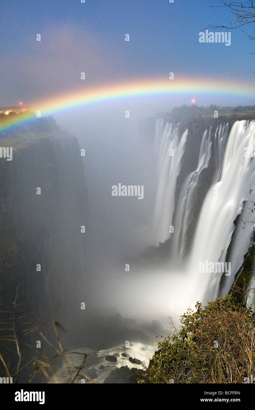 Victoria Falls At Night