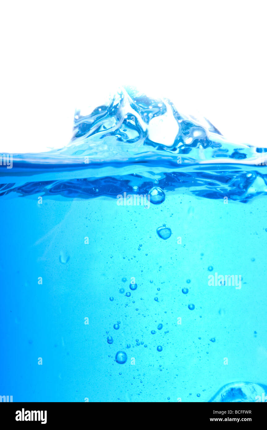 Beautiful splashes a clean water Stock Photo - Alamy