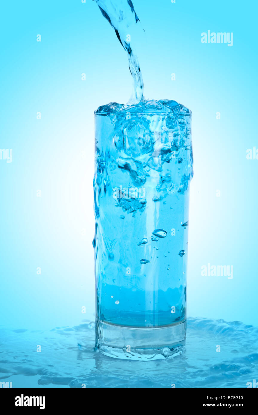 Isolated shot of water splashing Stock Photo - Alamy
