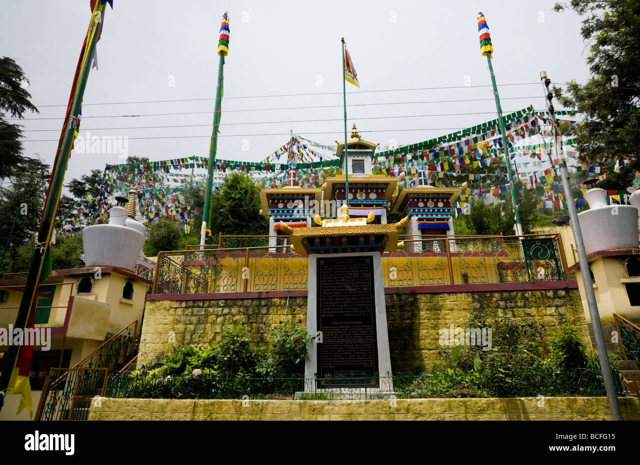 Tsuglagkhang complex dalai lama temple hi-res stock photography and ...