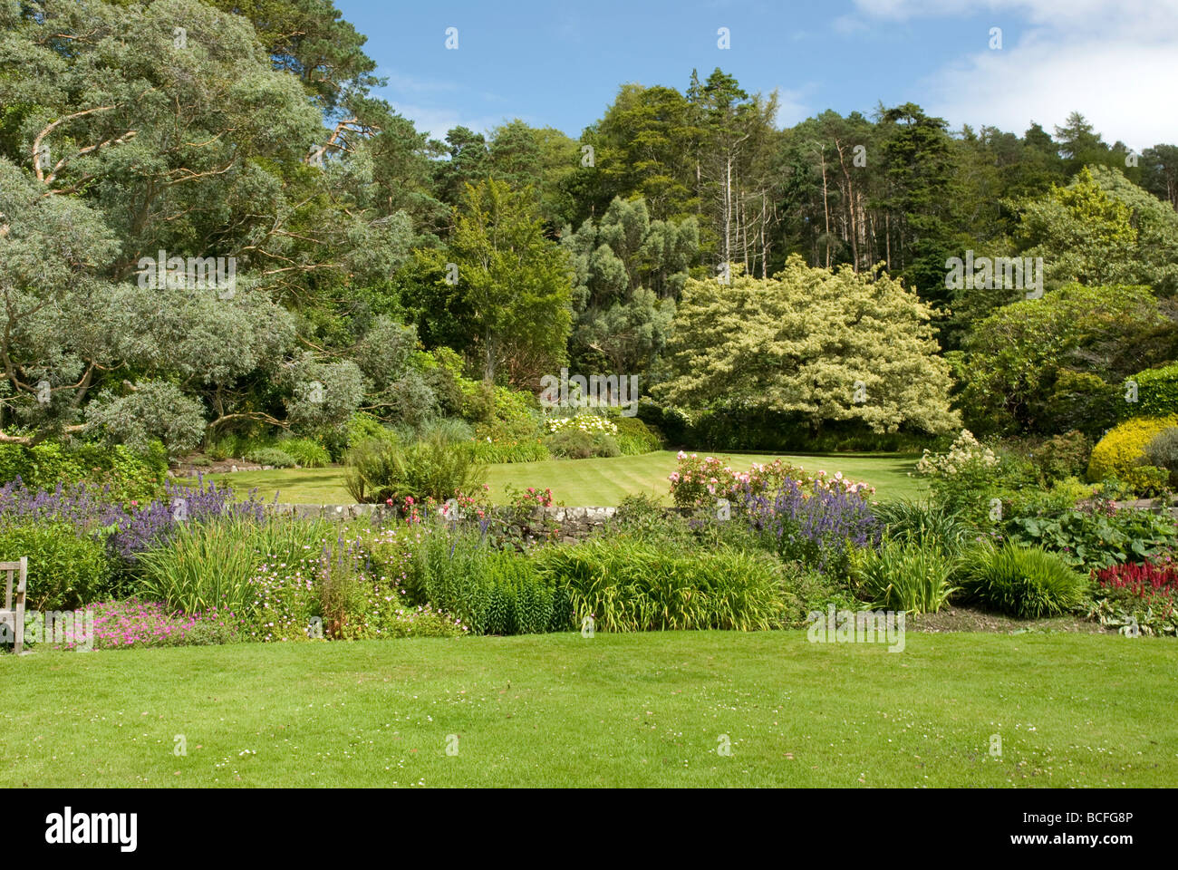 Inverewe Gardens Poolewe Ross & Cromarty Highland Scotland Stock Photo ...