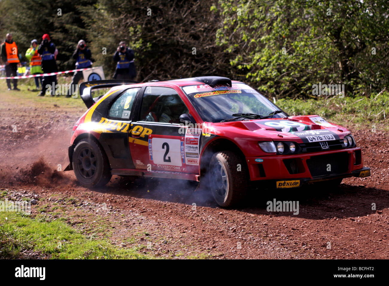 Rally car jump hi-res stock photography and images - Alamy
