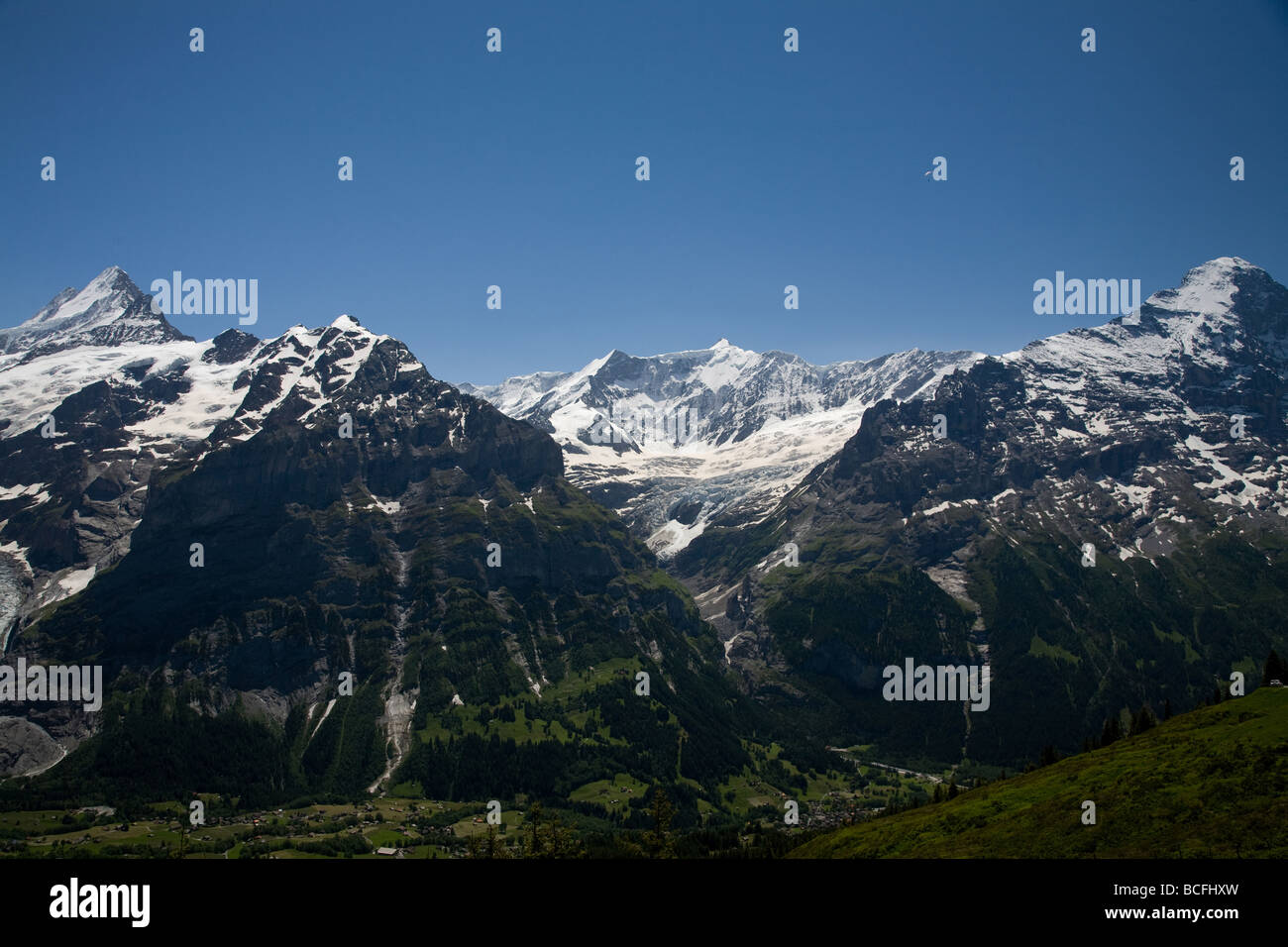 The Bernese Alps around Grindelwald, Switzerland Stock Photo - Alamy