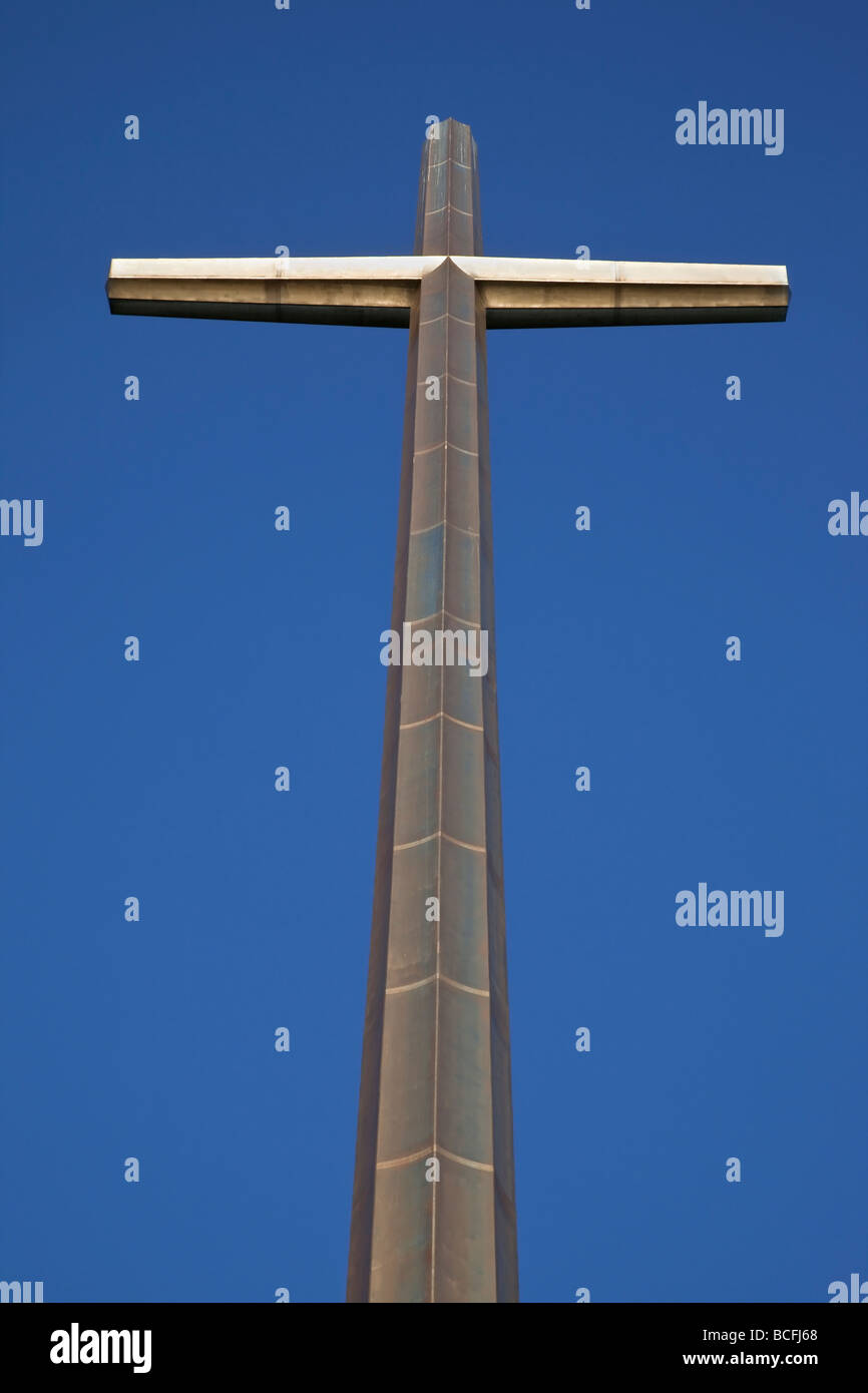 The 208 ft cross marking the spot where the first catholic mass was ...