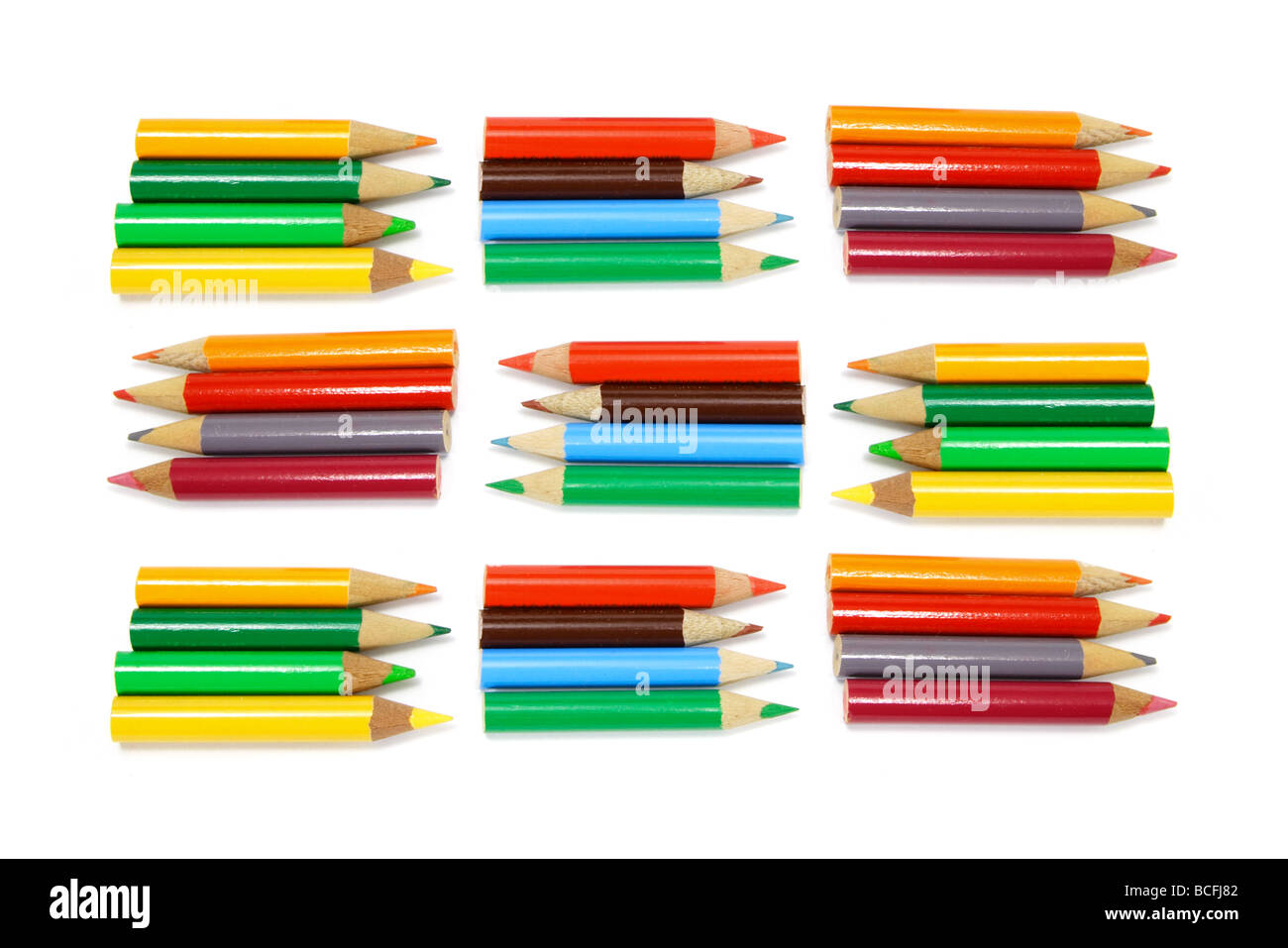 Pencils coloring Cut Out Stock Images & Pictures - Alamy