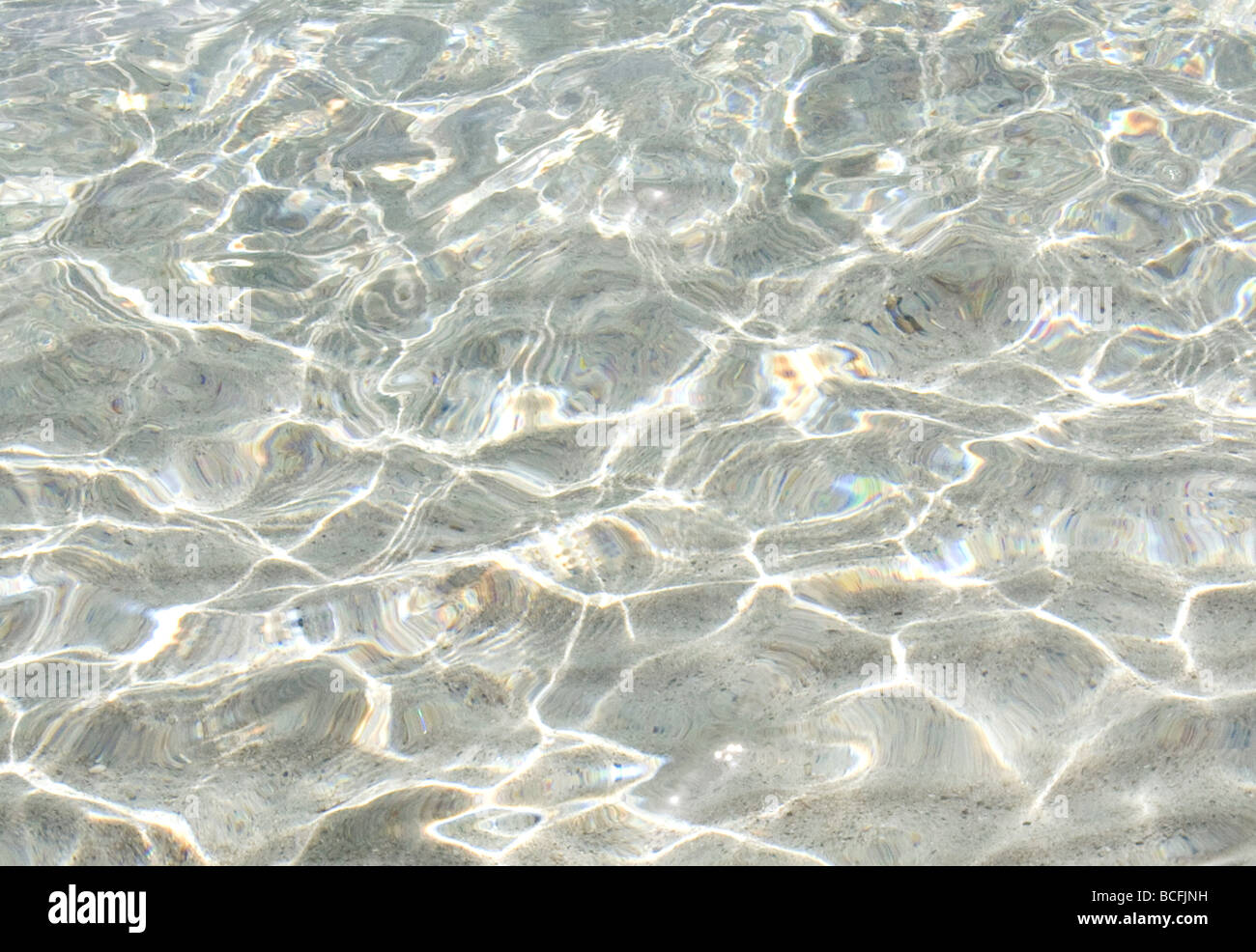 Light reflecting on the sea Stock Photo - Alamy