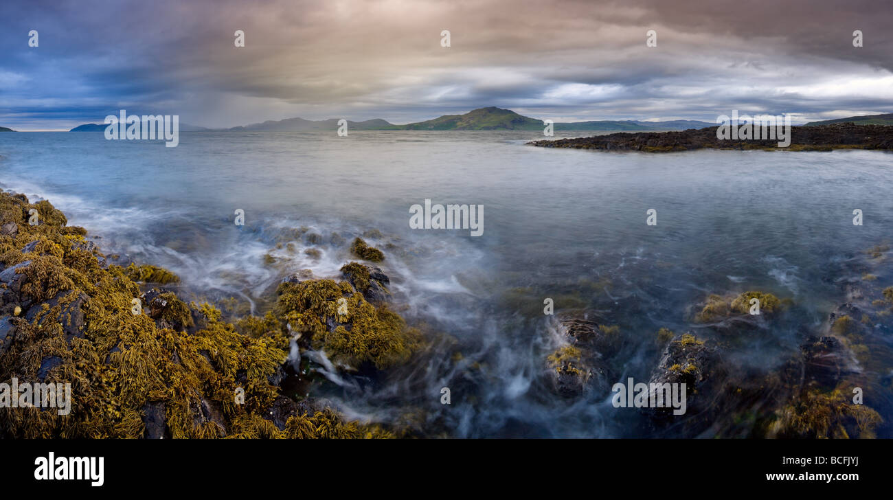 Sound of Mull from Isle of Mull, Scotland Stock Photo - Alamy