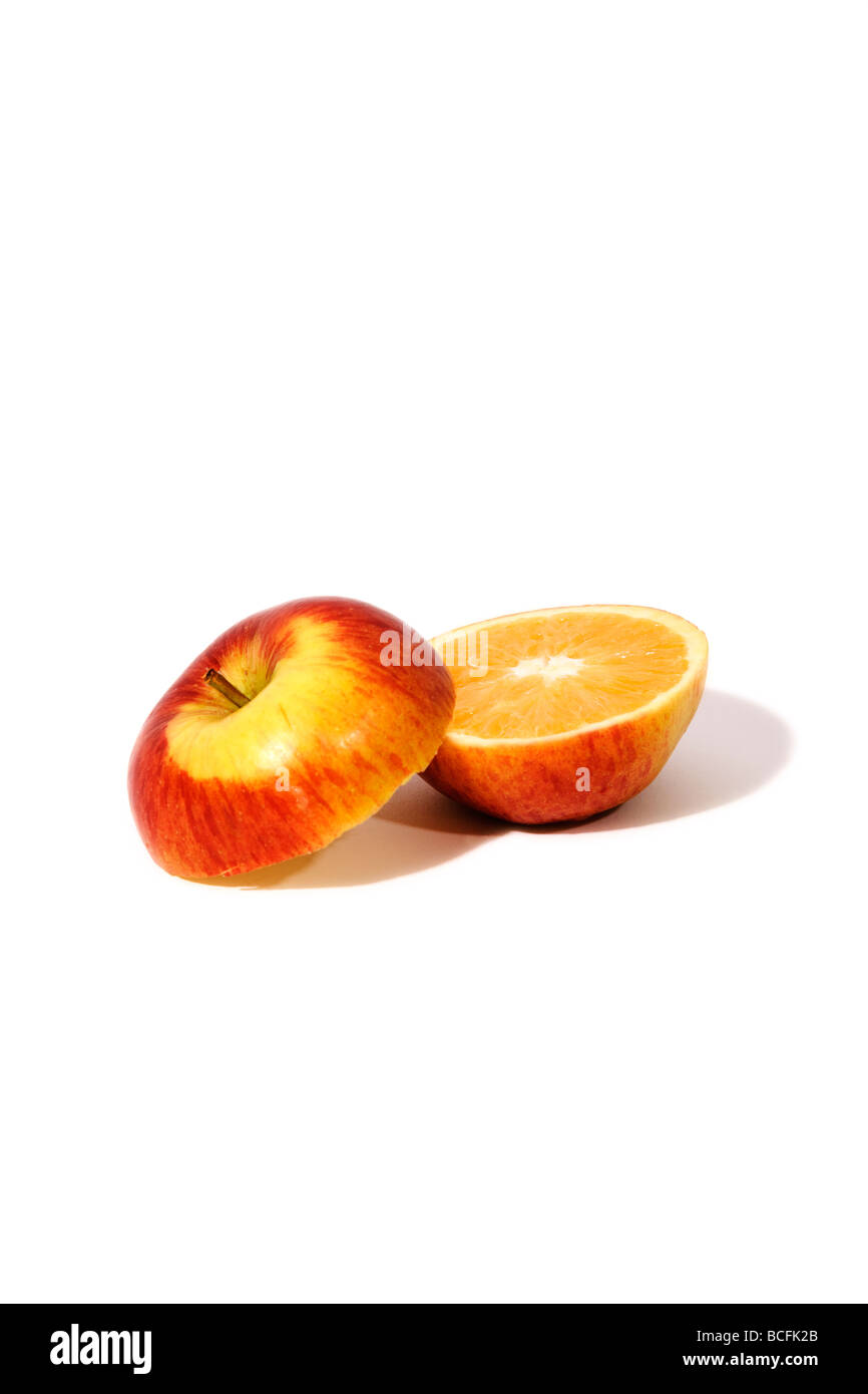 An apple crossed with an Orange Stock Photo - Alamy
