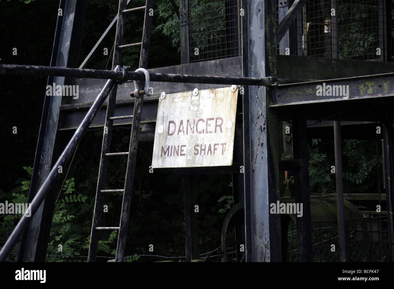 Danger mine shaft hi-res stock photography and images - Alamy