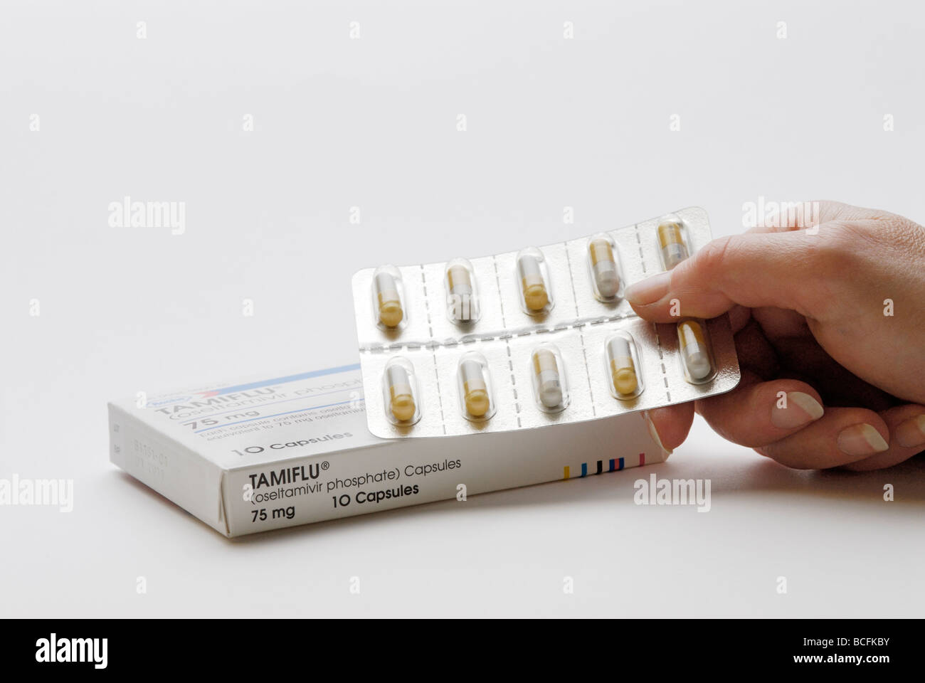 Tamiflu, oseltamivir, an antiviral medication used to treat influenza A ...