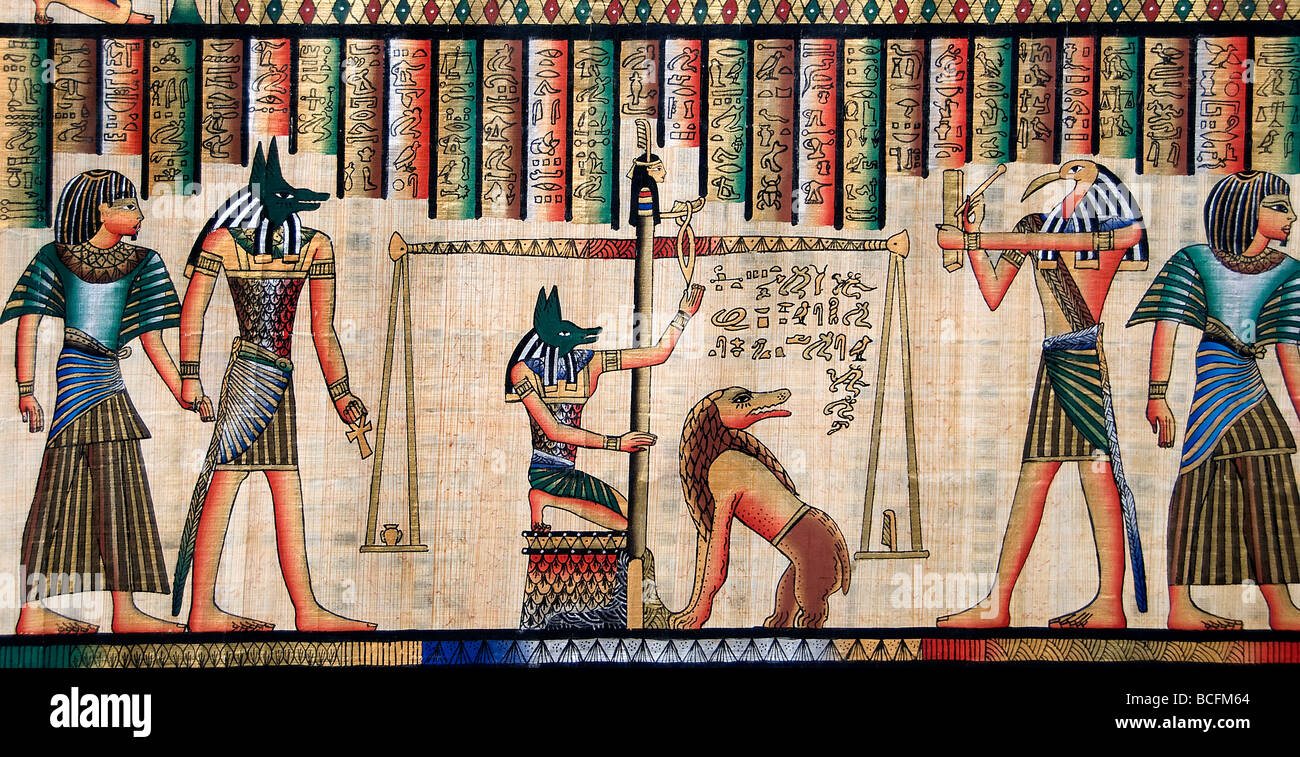 New Egyptian Paintings from pharaonic times on papyrus paper Egypt ...