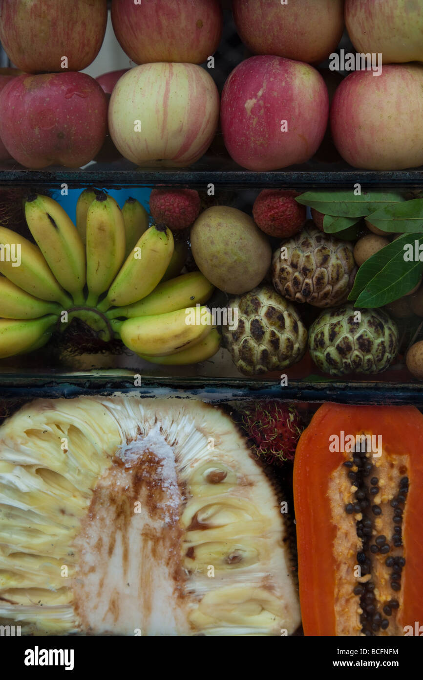 Tropical Fruit Display Stock Photo - Alamy