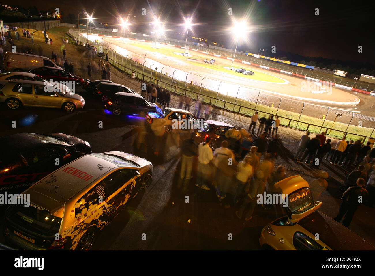 Modified car show at Arena Essex Stock Photo - Alamy