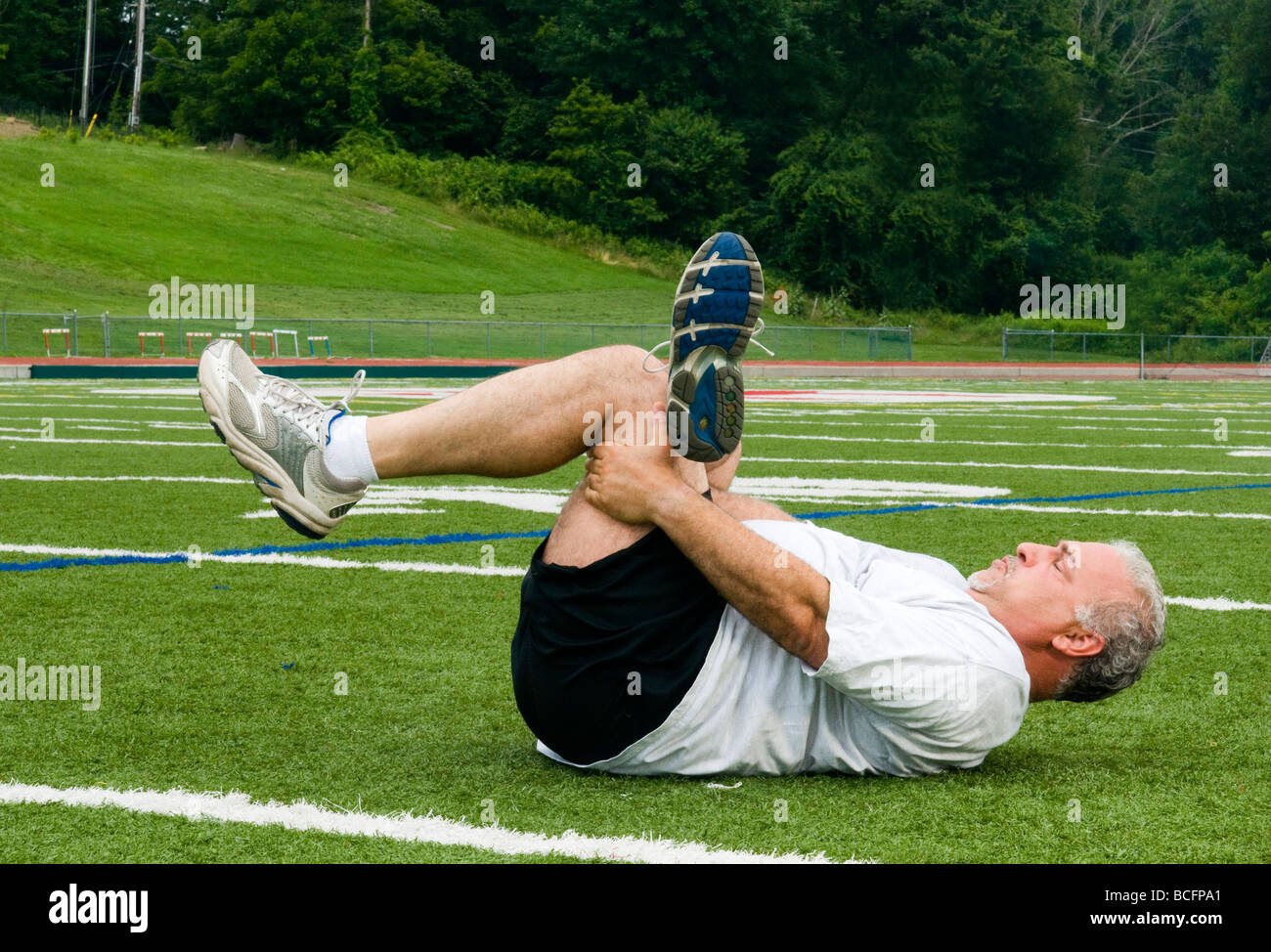 Middle aged man beer belly hi-res stock photography and images - Alamy