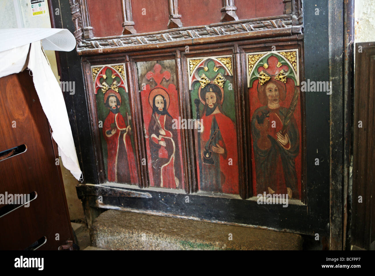 Medieval paintings on wood in hi-res stock photography and images - Alamy