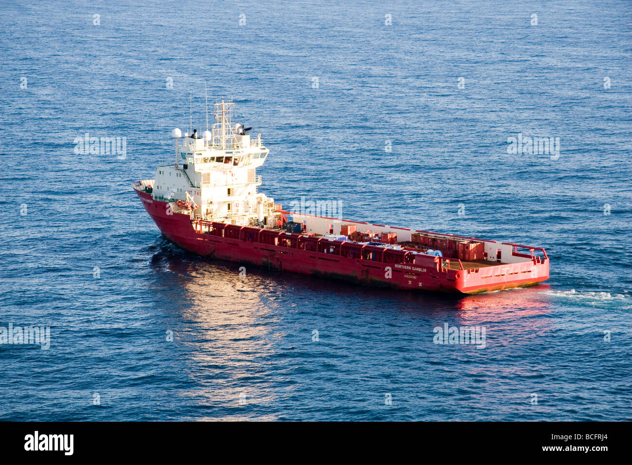 The MV Northern Gambler Stock Photo - Alamy