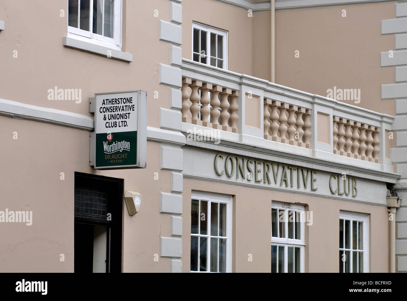 Atherstone Conservative Club, Warwickshire, England UK Stock Photo - Alamy