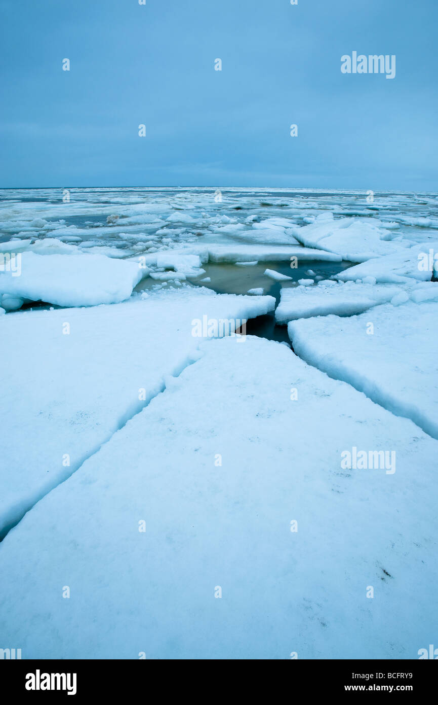 Bering Strait Frozen