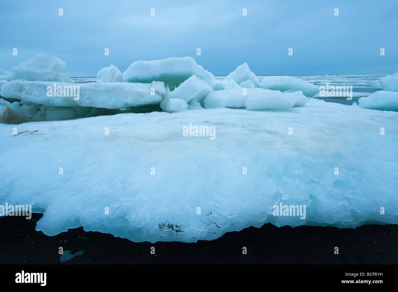 Frozen bering sea hi-res stock photography and images - Alamy