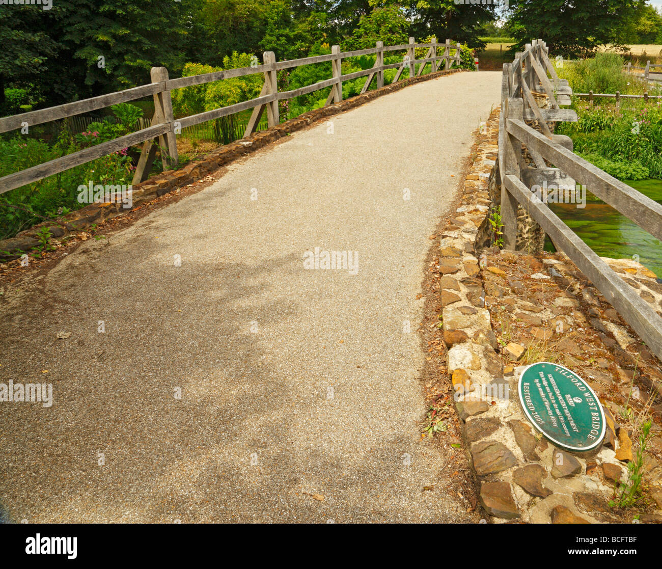 Tilford West Bridge. Surrey, England, UK Stock Photo - Alamy