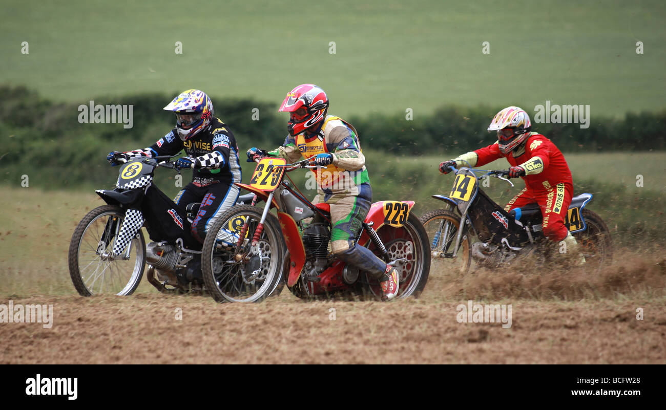 Grass track solo Stock Photo - Alamy