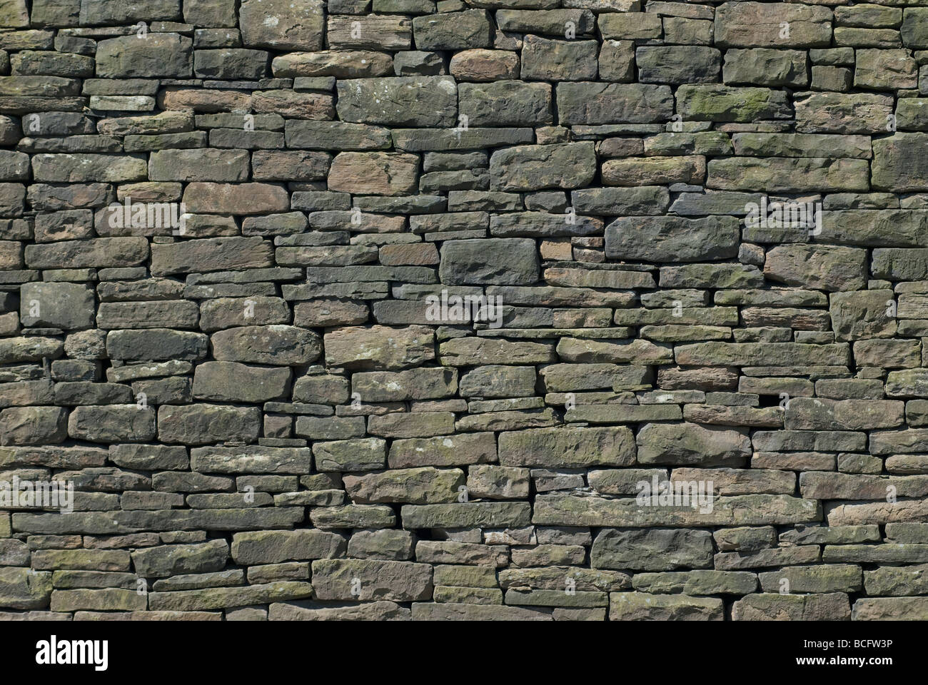 A brick wall made of natural grey stone Stock Photo - Alamy