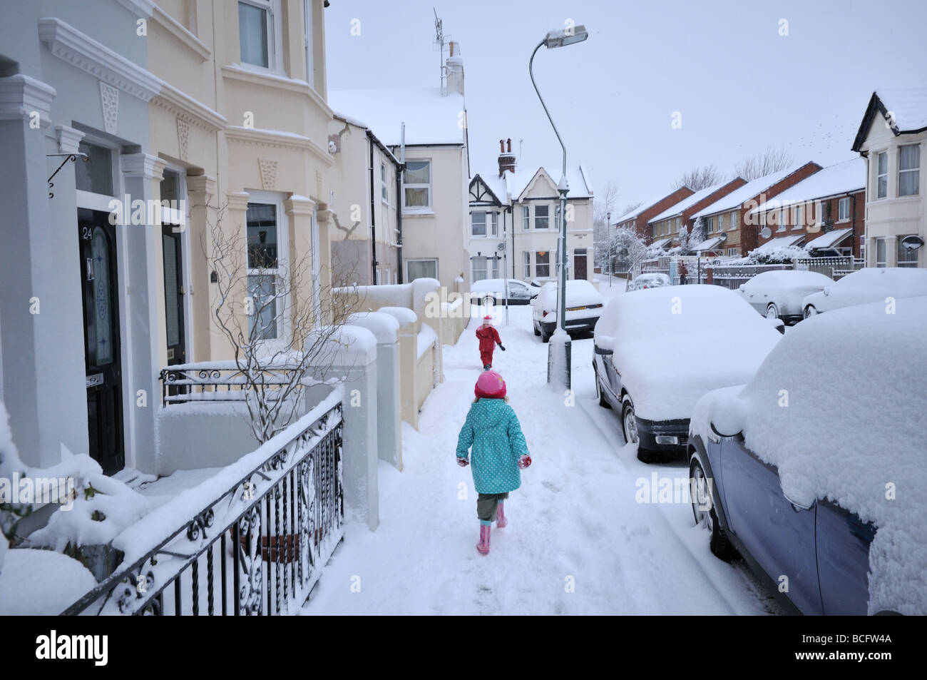 Extreme uk snow city hi-res stock photography and images - Alamy