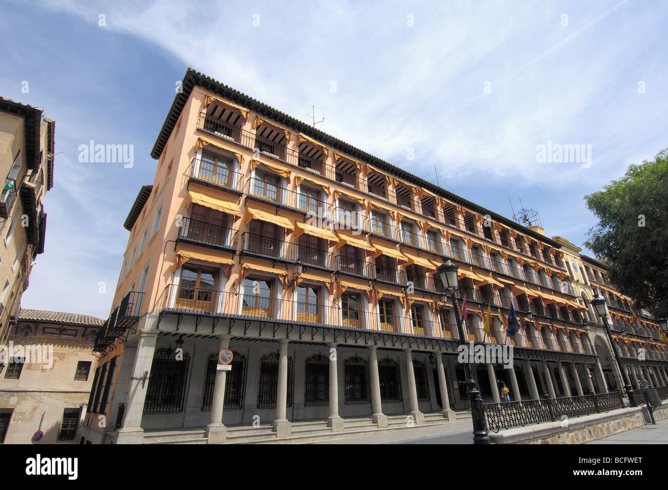 Zocodover square Toledo Castilla La Mancha Spain Stock Photo - Alamy