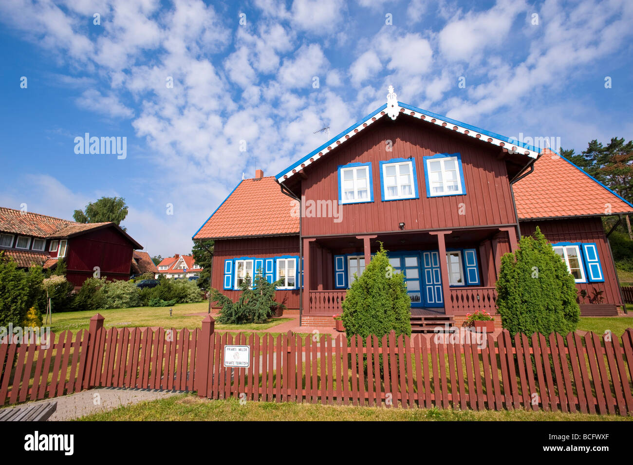 Nida house lithuania hi-res stock photography and images - Alamy
