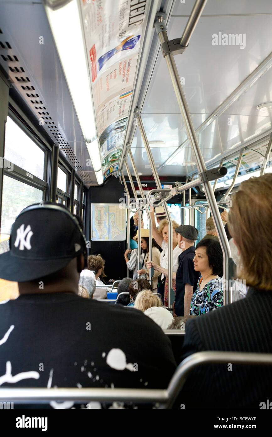 Inside city bus hi-res stock photography and images - Alamy