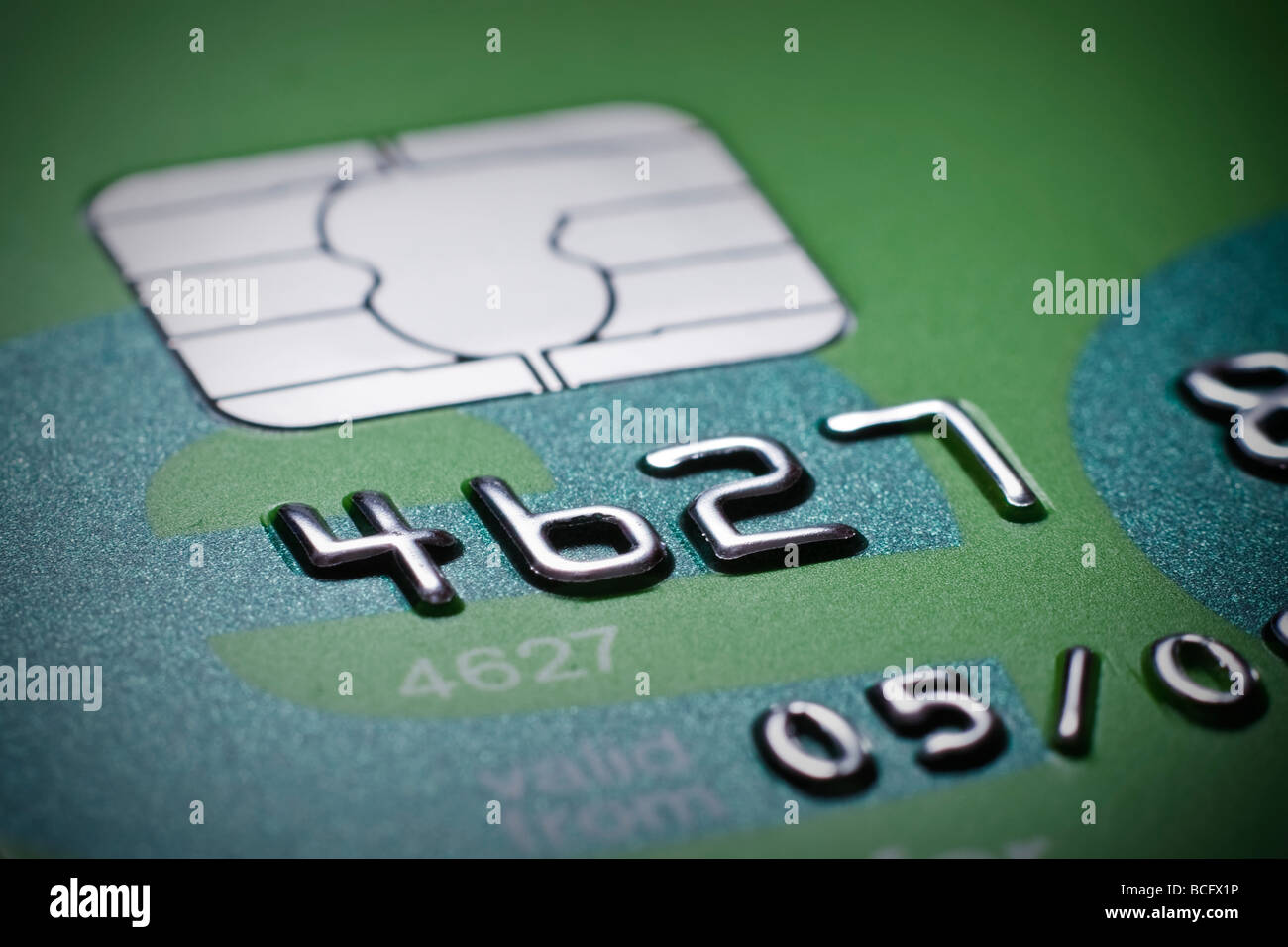 Detail of a Visa credit card showing Chip and Pin chip Stock Photo - Alamy