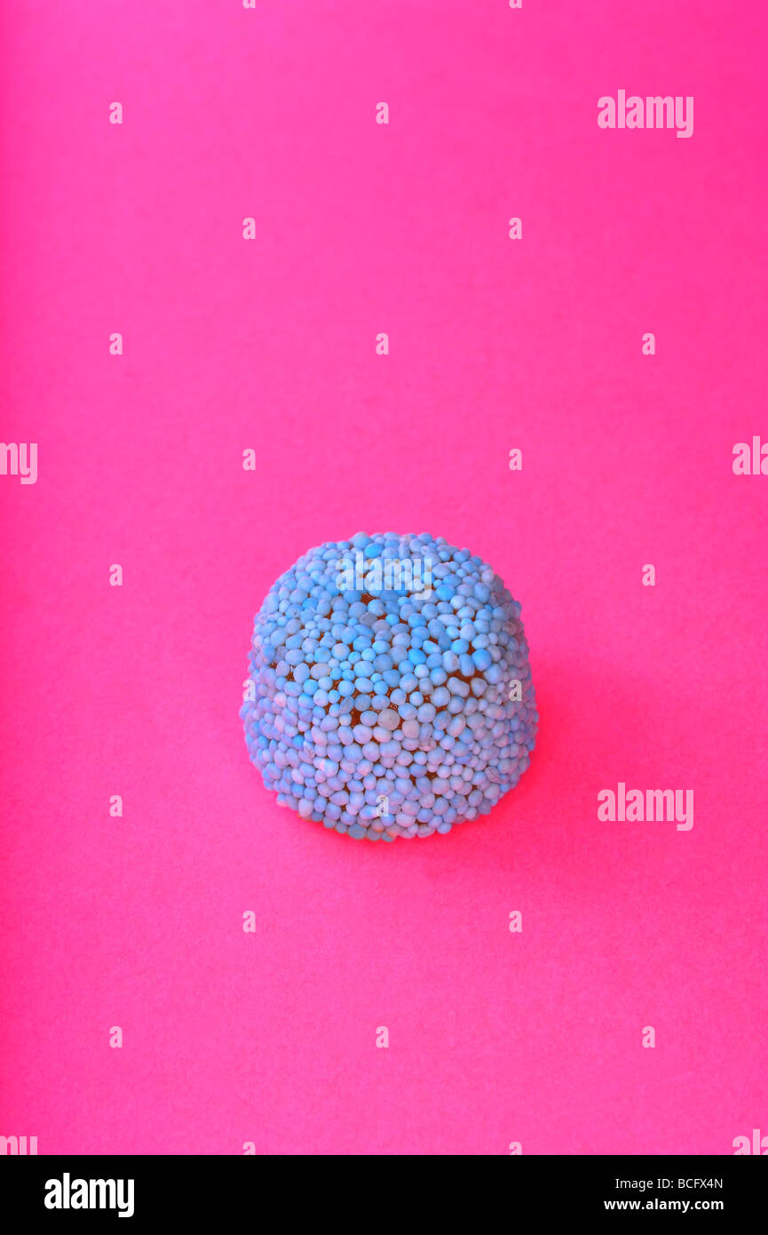 Blue Jelly licorice Button Stock Photo - Alamy